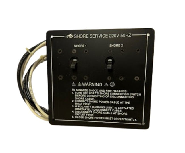 Monterey Boats 360SC 220V/50HZ Shore Service AC Breaker Panel 60253841 ...