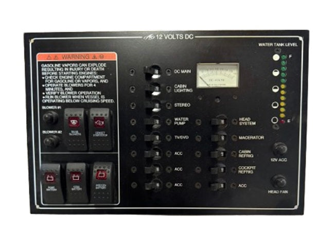 Monterey Boats 360SC 12V-DC Breaker & Switch Panel 60253267-00-PANL ...