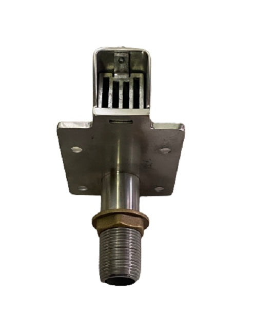 Key West 3/4" Stainless Steel High Speed Water Supply Transom Mount Pi ...